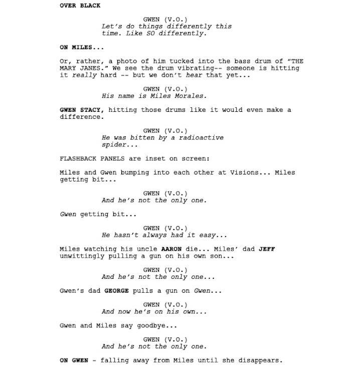 Page One: “Spider-Man: Across the Spider-Verse” (2023) - Go Into The Story