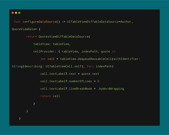 Simplify updating table view items using automatic diffing on UI Data Sources | by Aaina jain ...