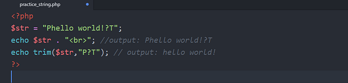 Important PHP String Functions. A string is group of characters. It is ...