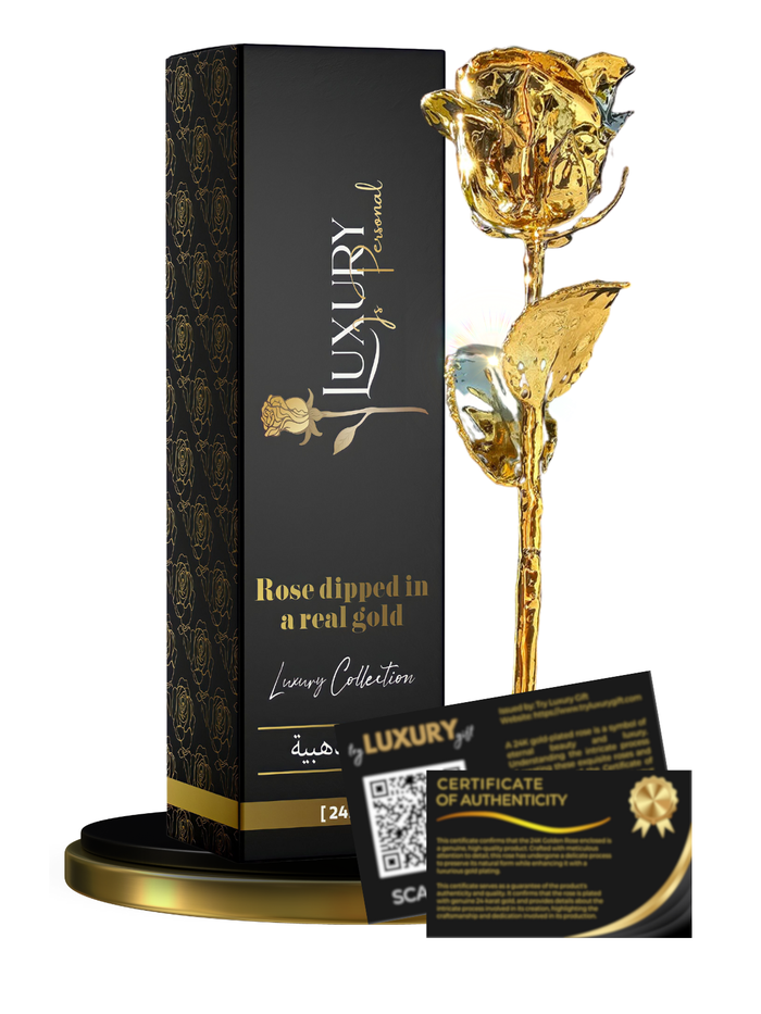 THE ULTIMATE GESTURE OF LOVE & LUXURY 24K GOLDEN ROSE for peoples who’s ...