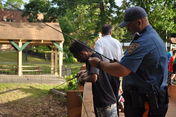 Get hooked on fishing with Washington Township police officers | by ...