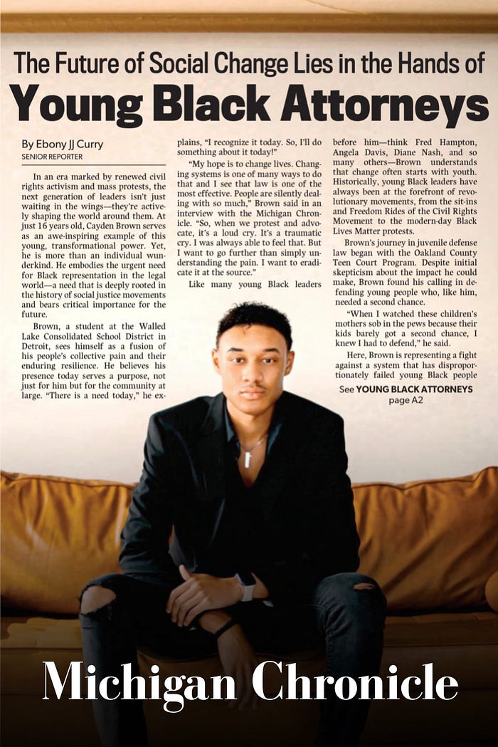 Teen Civil Rights Activist Cayden Brown Turns 17 | Medium