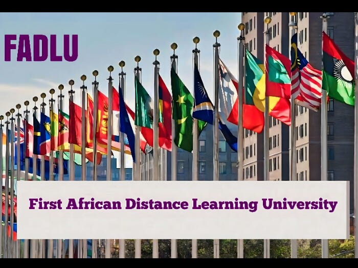 Introducing the First African Distance Learning University: An ...