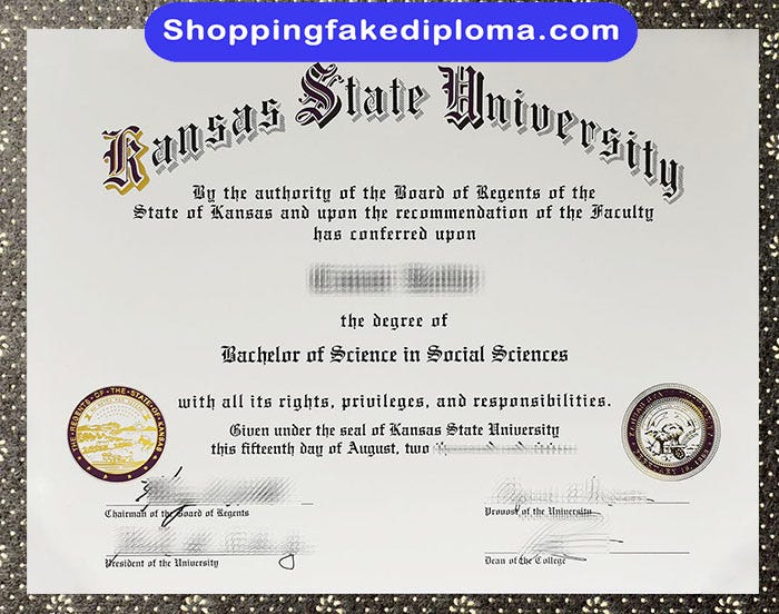 kansas state university fake degree | by Wanglei | Jul, 2023 | Medium