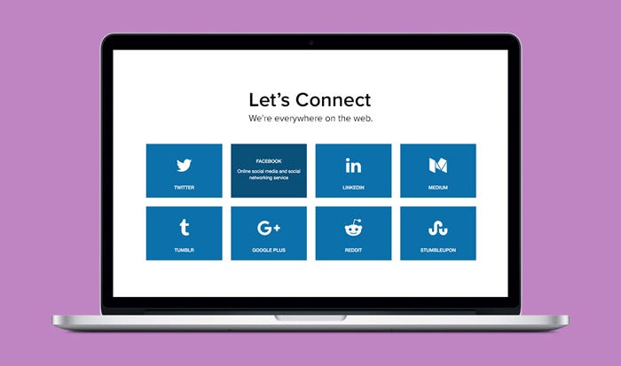 How To Add A Social Share Grid To Your Website By Solodev Web Design By Solodev Medium