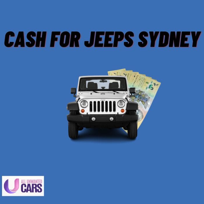 Cash For Jeeps Sydney | Get On Spot Cash | by All unwanted cars | Apr ...