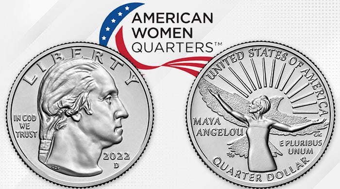 American Women Quarters #1 — Maya Angelou | by World of Mintage | Medium