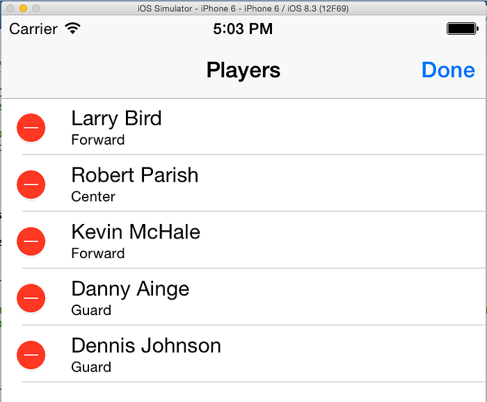 Delete Button Iphone