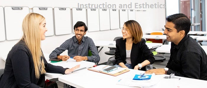 Instruction and Esthetics. In such different fields as logic, post ...