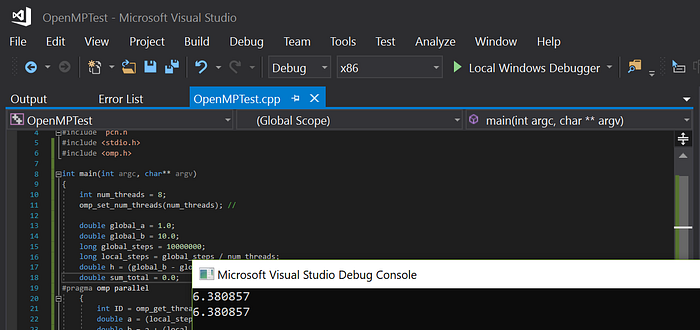 Visual Studio C++: OpenMP ile Paralel Programlama | by Sıddık Açıl | Medium