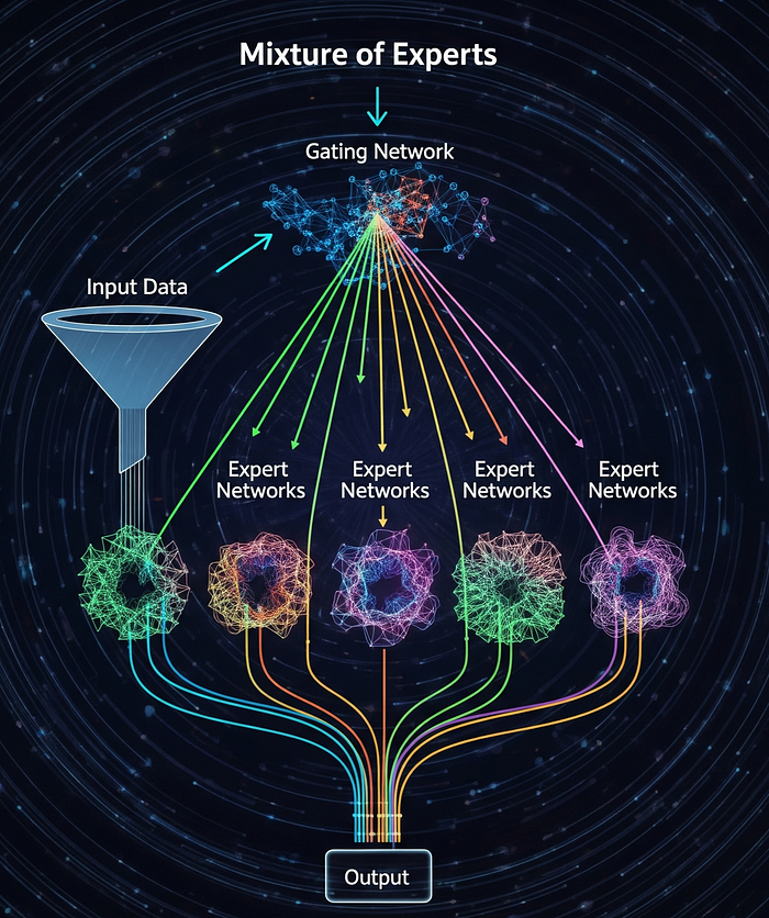 Smarter, Not Bigger: The Dawn of Mixture-of-Experts in AI | by Gene ...