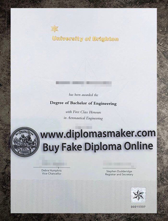WhatsApp: +86 13698446041 How to create fake University of Brighton ...