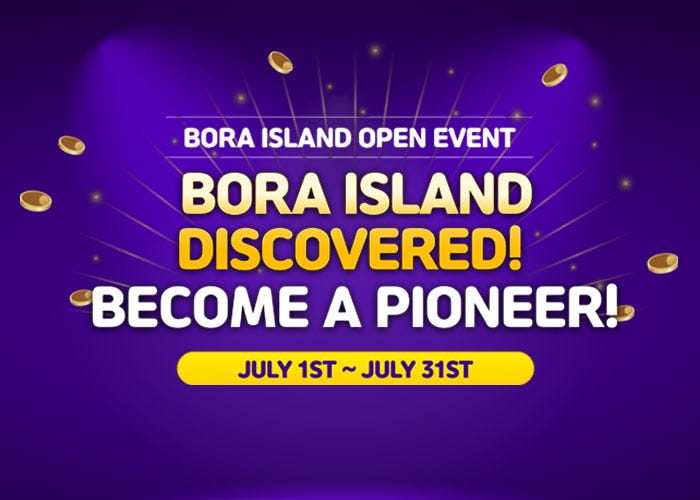 BORA ISLAND Event Announcements | by BORA | BORA | Medium