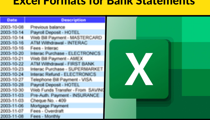 Formats for Bank Statements in Excel | by fastinflow soft | Medium