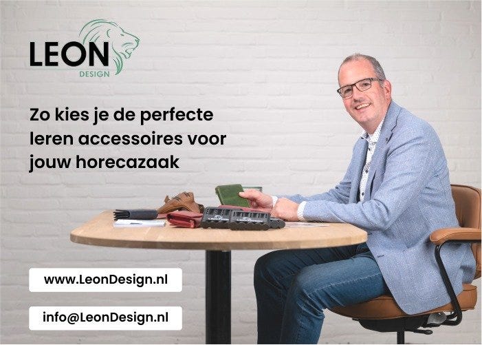 Zo kies je de perfecte leren accessoires voor jouw horecazaak | by Leon ...