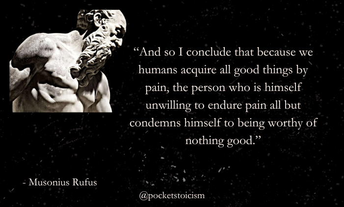 You Need To Suffer Pain — Lessons From The Stoics | by Pocket Stoicism ...