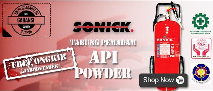 Tabung Pemadam Api Powder Sonick 25 Kg | by Alat Pemadam Api Sonick ...