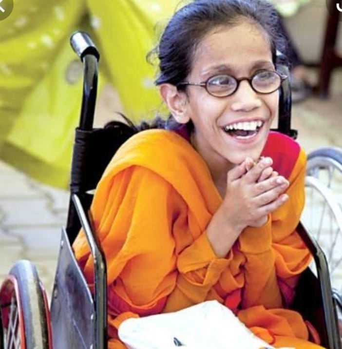 "The only disability in life is bad attitude" | by Nosheen Abid | Medium