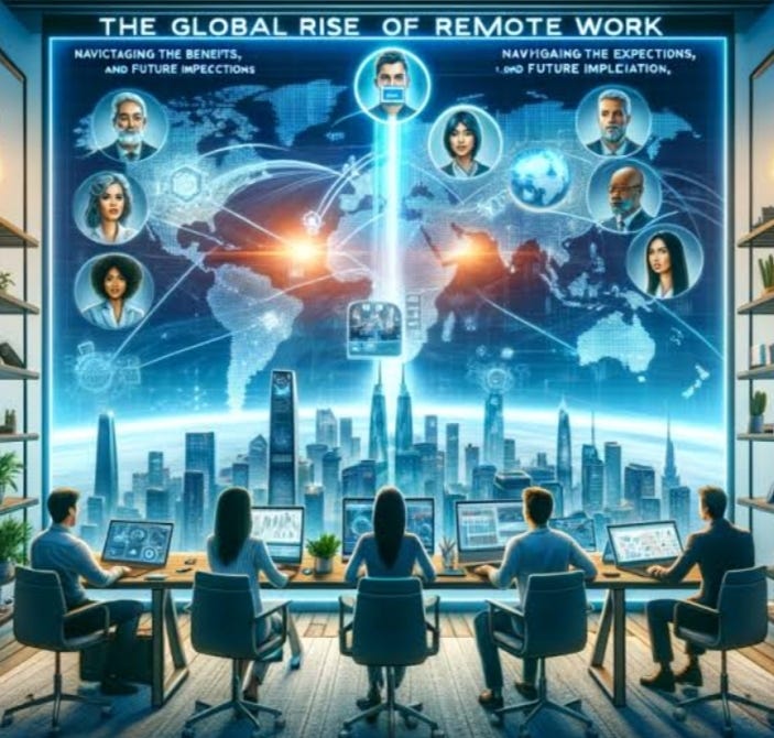 The Rise OF Remote work | by Hifzazulfiqar | Mar, 2024 | Medium