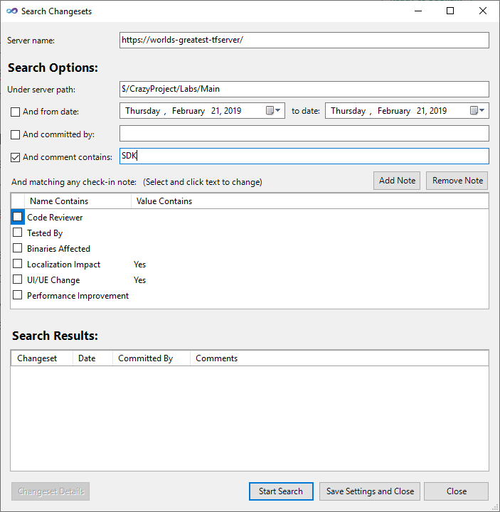 Searching TFVC History by ChangeSet Comment | by Bryan Wood | Medium