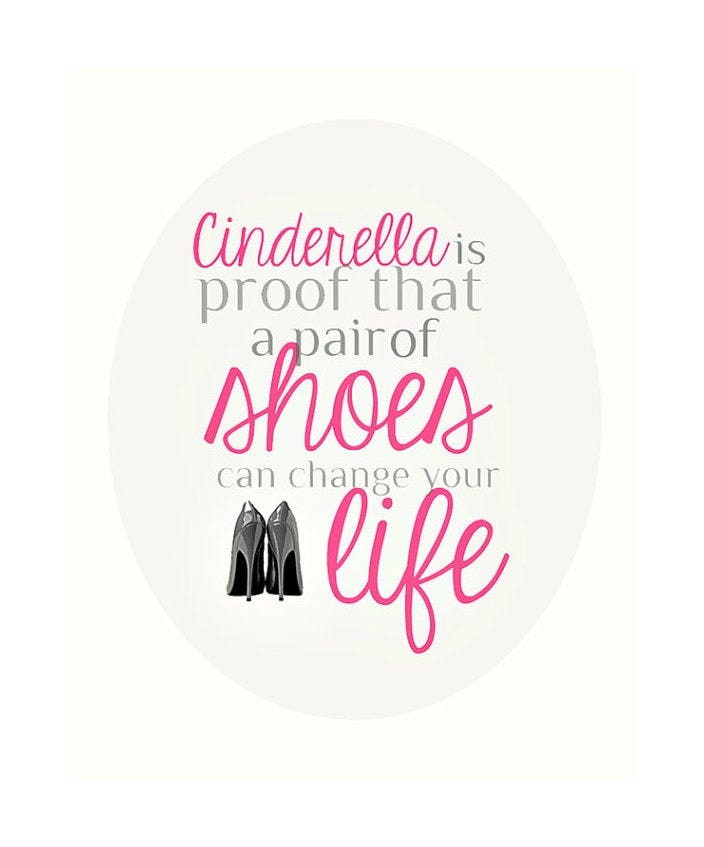 Cinderella Shoe Quotes