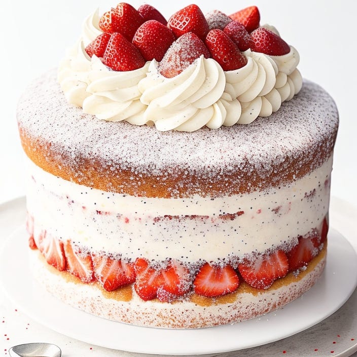 Strawberry Poppy Seed Layer Cake — Easy Recipe for an Irresistible Cake | by Alex Welson | Jun ...