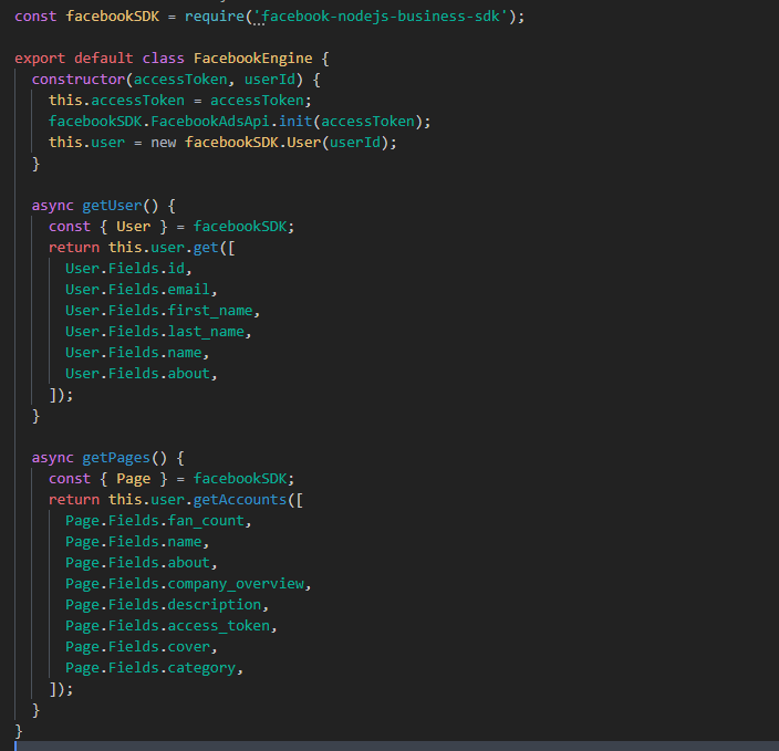 ReactJs — Facebook SDK. FeacebookEngine.getUser() &… | by Justimiano Alves | Medium