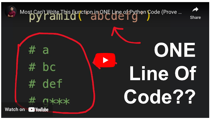 Most Cant Write This Function In One Line Of Python By Liu Zuo Lin Level Up Coding