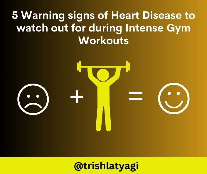5 Warning signs of Heart Disease to watch out for during Intense Gym ...