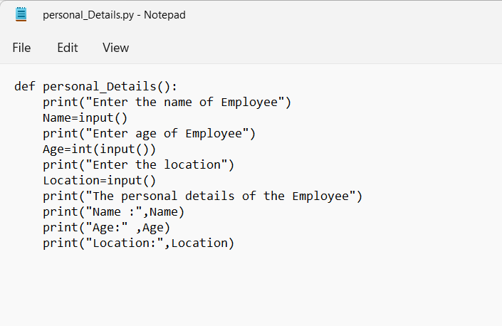 A sample package program - Deepeemai - Medium