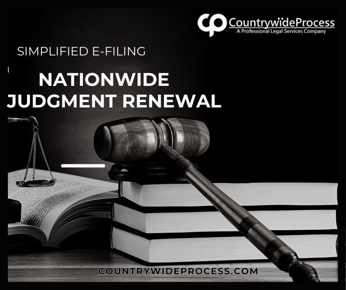 Compliance Made Simple: Efile and Erecord Renewal of Judgment Without ...