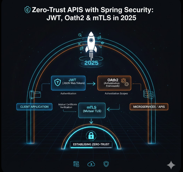 🔐 Zero-Trust APIs with Spring Security: JWT, OAuth2 & mTLS in 2025 | by ...