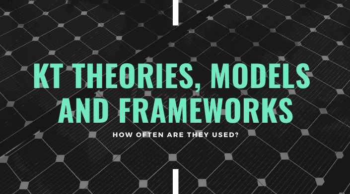 Most KT Theories Are Rarely Used. A Scoping Review Summary | by Leah ...
