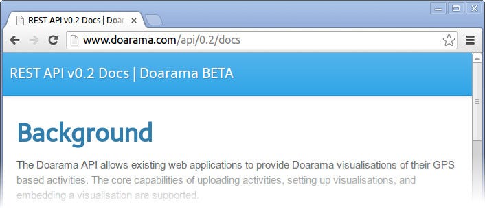 REST API v0.2 and freeing the zoom | by Doarama | Doarama Blog