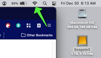 Mac Wifi Icon