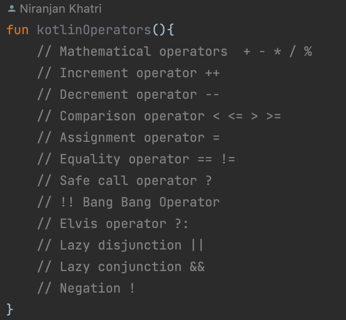 Kotlin basics from the pro developer point of view. - Nine Pages Of My ...