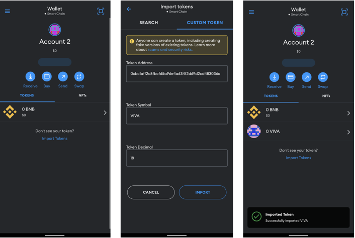 Guide on using BSC bridge and PancakeSwap to trade and earn $VIVA | by ...