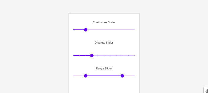 Sliders — Material Component For Android | by Velmurugan Murugesan | Analytics Vidhya | Medium