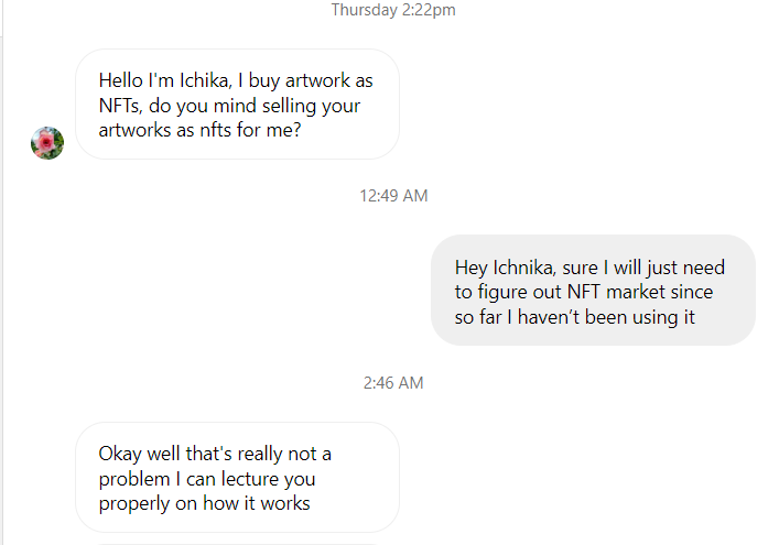 NFT Scam On Instagram…. I needed to check out my PM on… | by Fedor ...