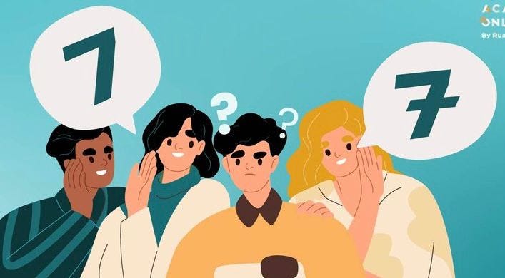 Mengapa Penulisan Angka Tujuh (7̶) Bergaris Menjadi Kebiasaan di ...