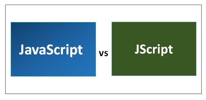 JScript is old and that’s okay.. In an attempt to understand if Visual ...