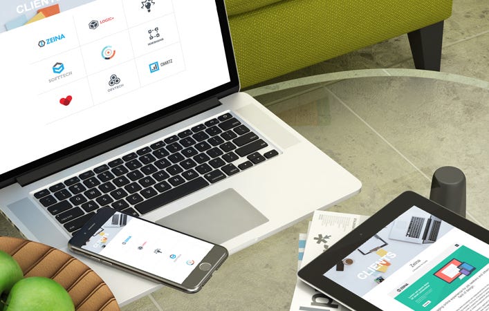 Designing a Client Showcase with Bootstrap | by Solodev | web design by ...