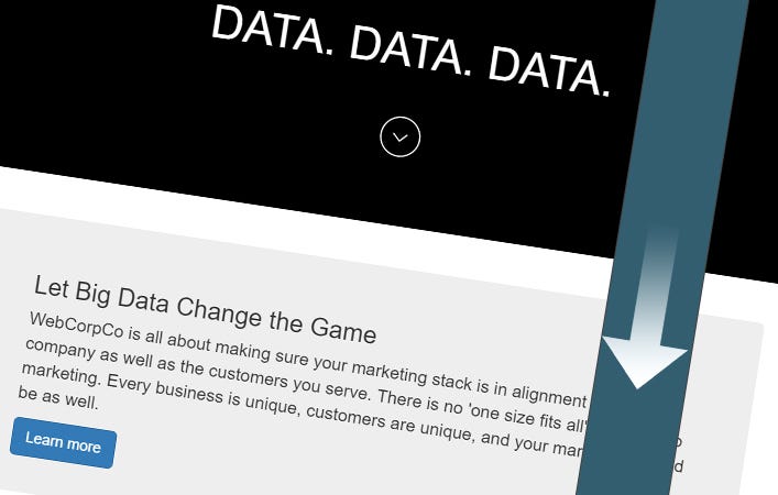 Adding a Scroll Down Anchor to your Website | by Solodev | web design ...