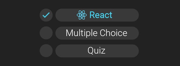 Create a quiz with React. We’re going to create a multiple choice… | by ...