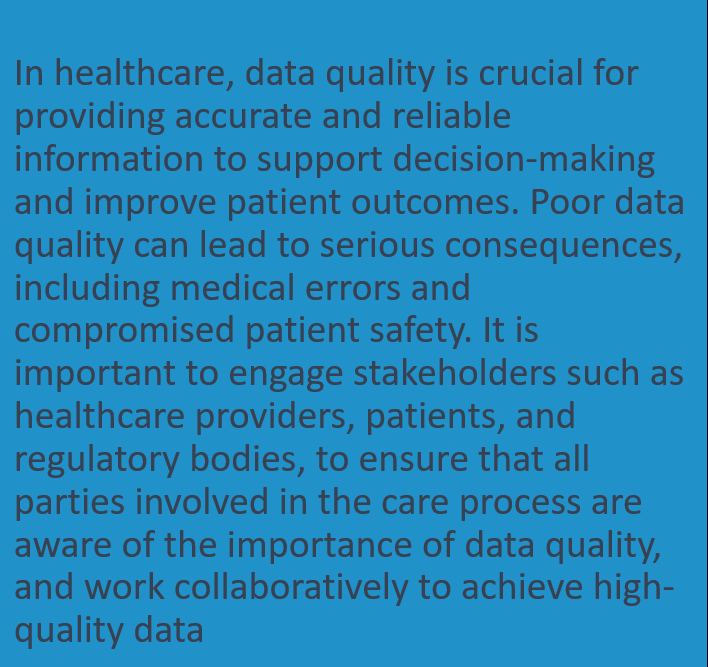 DATA QUALITY IN HEALTHCARE. Importance of Data Quality | by Abdotline E ...