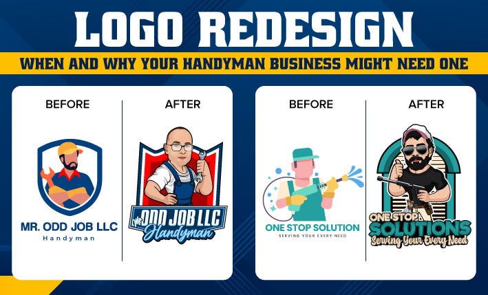 Logo Redesign: When and Why Your Handyman Business Might Need One | by ...