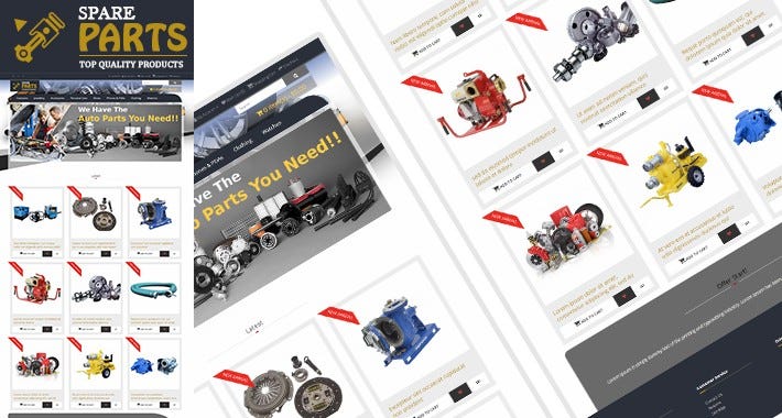 Spareparts Opencart Theme. Spare Parts or Auto Parts is meant for… | by ...