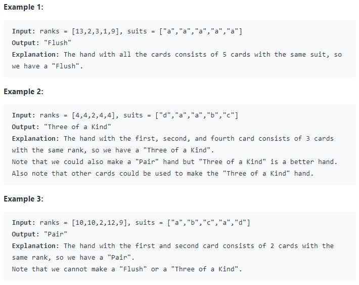 [Leetcode][Easy][Python] Best Poker Hand (Day 1) | by Keithdinhcs | Medium