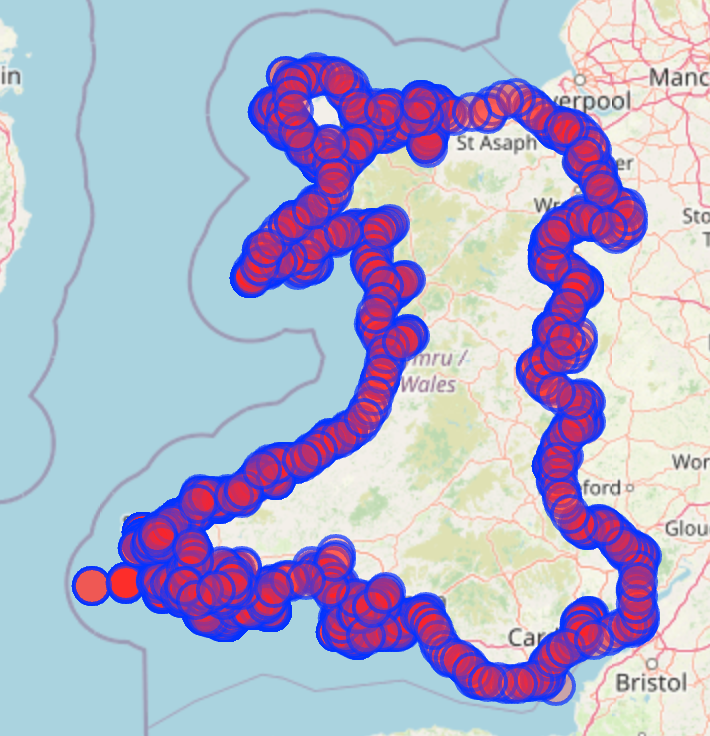 Overpass QL — Drawing land borders and coastlines - Iestyn Lloyd - Medium