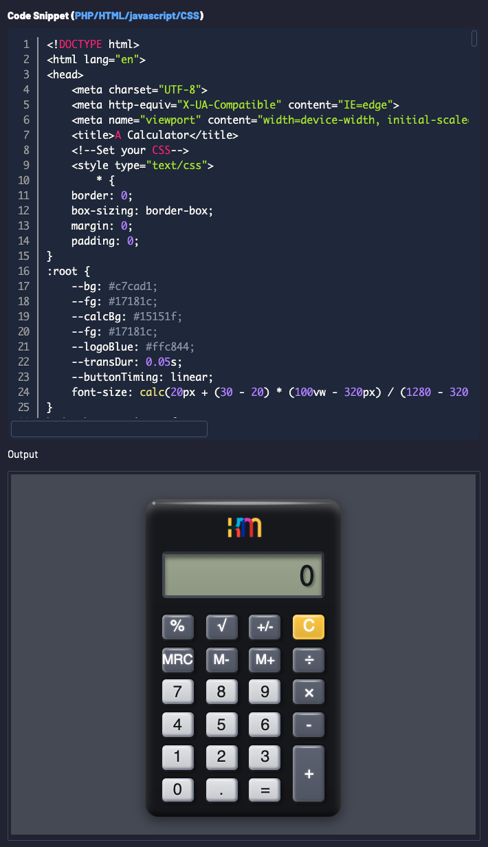 Support over 36 programming languages running and code snippets ...